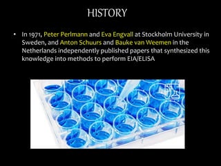 Enzyme linked immunosorbent assay | PPTX