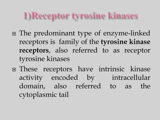 Enzyme linked receptors | PPTX