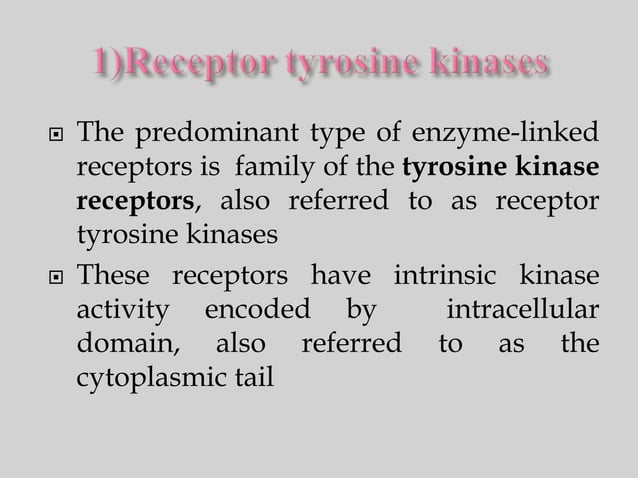 Enzyme linked receptors | PPTX