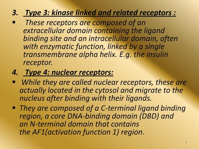 Enzyme linked receptors (1) | PPTX | Endocrine and Metabolic Diseases ...
