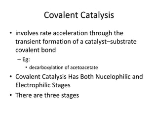 Enzyme mechanisms | PPT