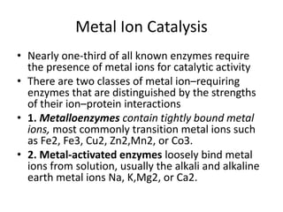 Enzyme mechanisms | PPT