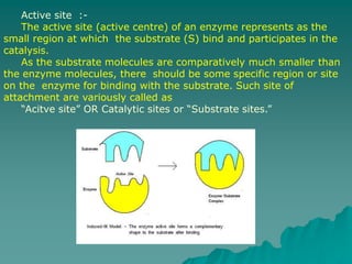 Enzyme mode of action by KK Sahu sir | PPT