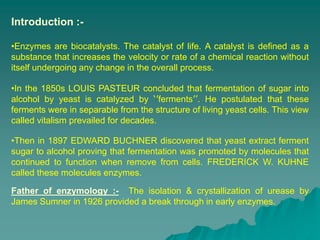 enzyme biochemistry 00000000000000000000 | PPT