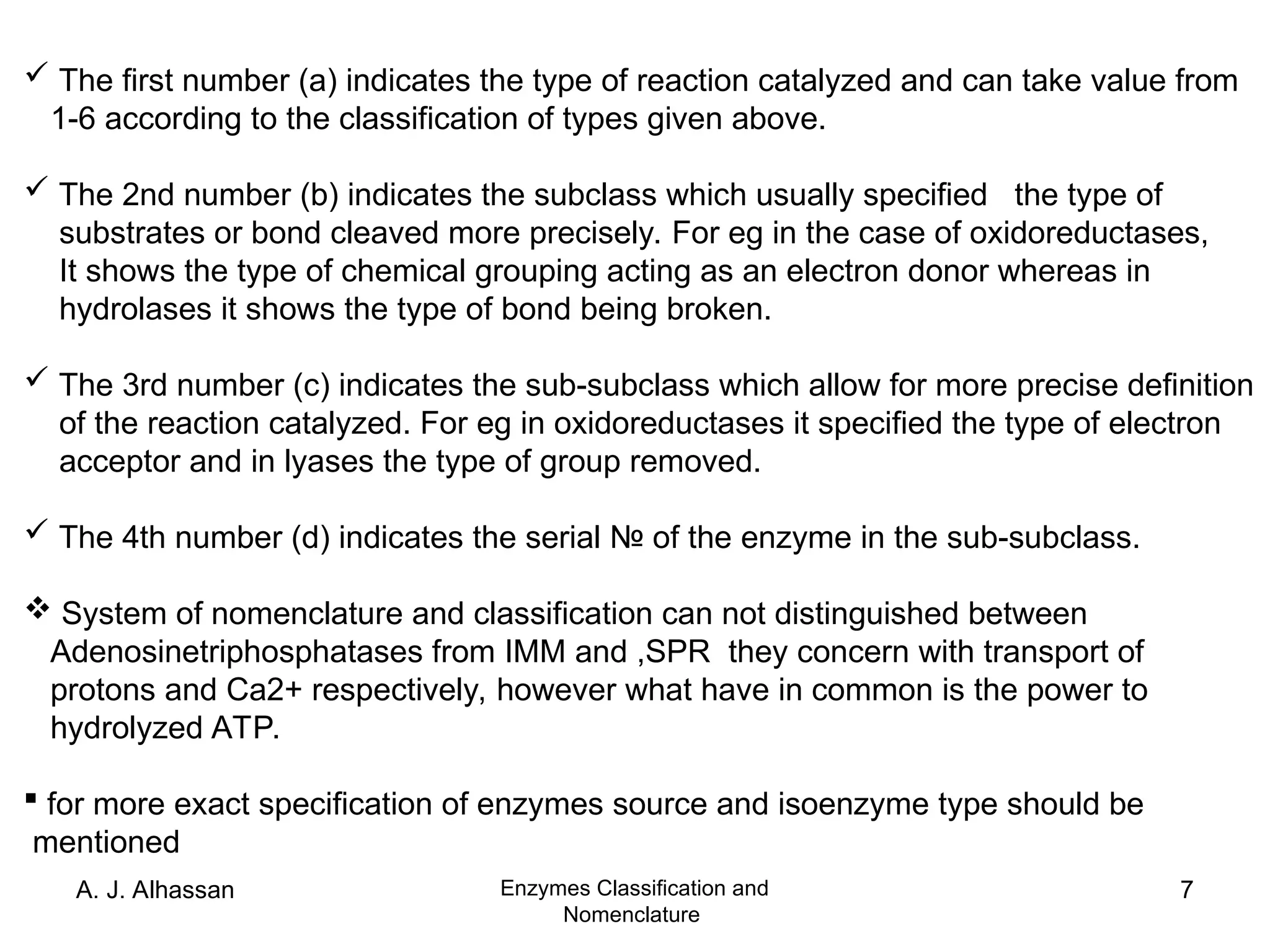 EnzymE nomenclature in enzymology....ppt | Chemistry | Science
