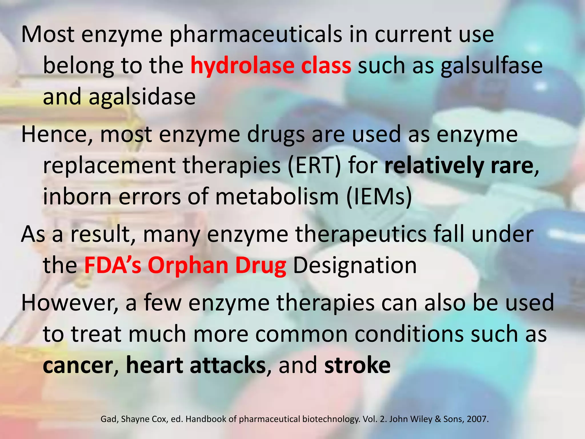 pharmaceutical enzymes | PPTX