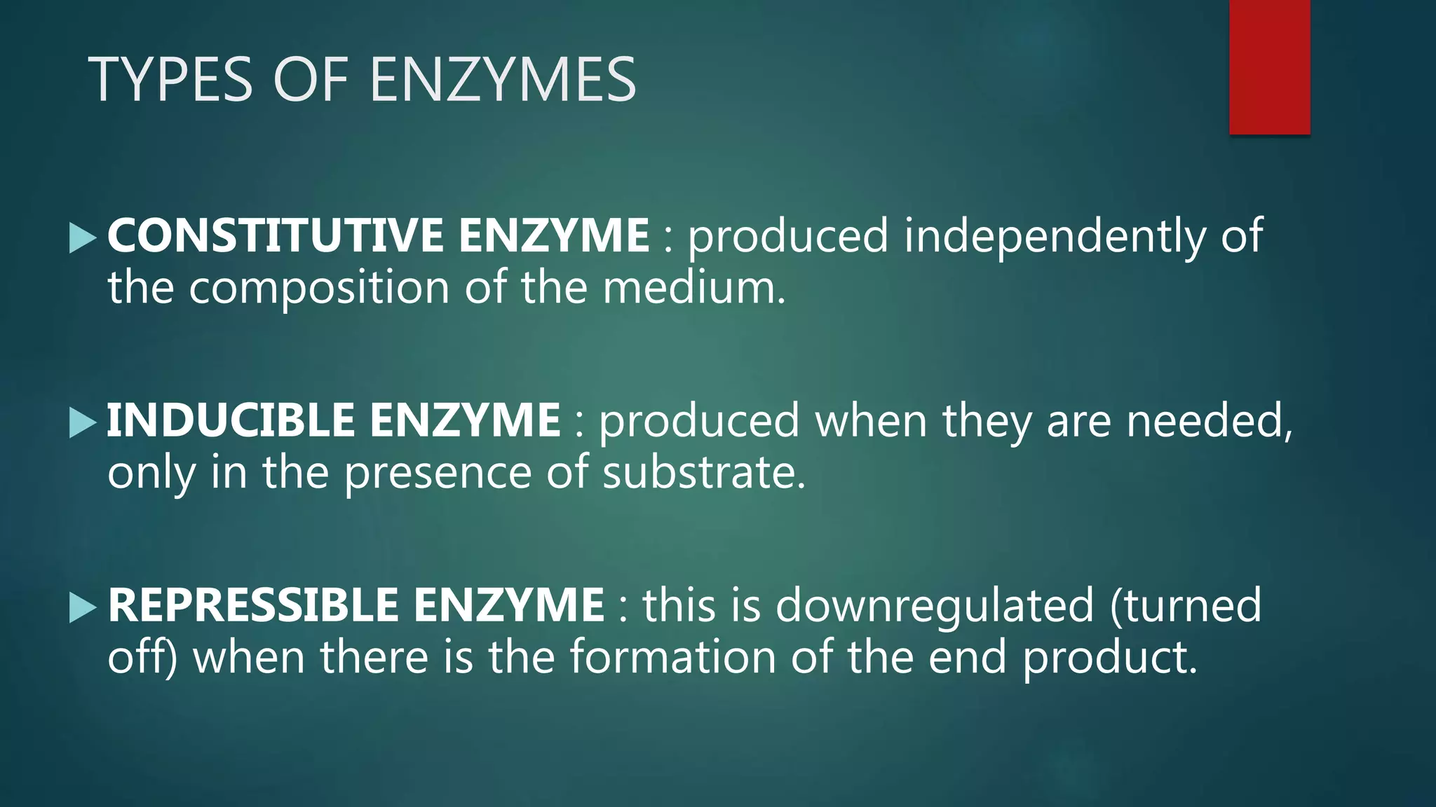 regulation of enzyme in microorganisms by Swati Raina | PPTX