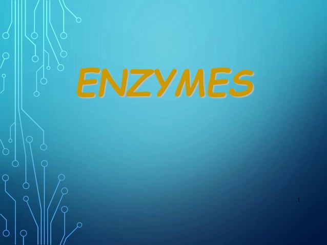 Enzyme ppt | PPT