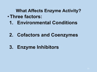 Enzymes Topic - Power Point Presentation | PPTX