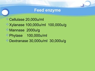Enzyme preparation | PPT