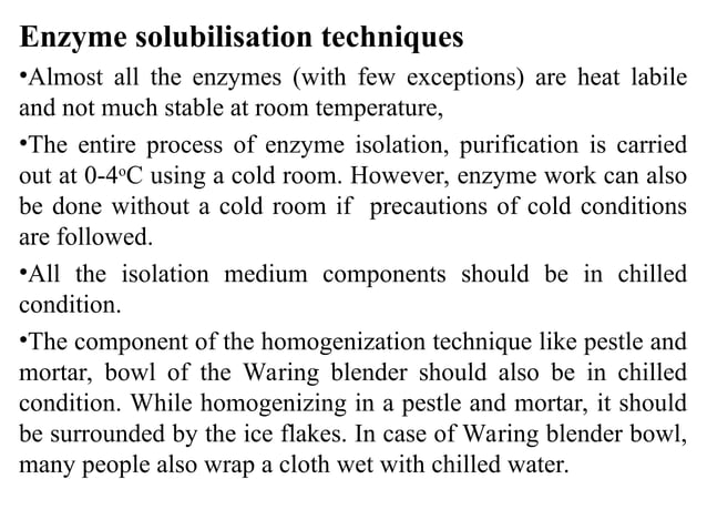 Isolation and Purification of Enzymes .ppt | Shaving | Personal Care