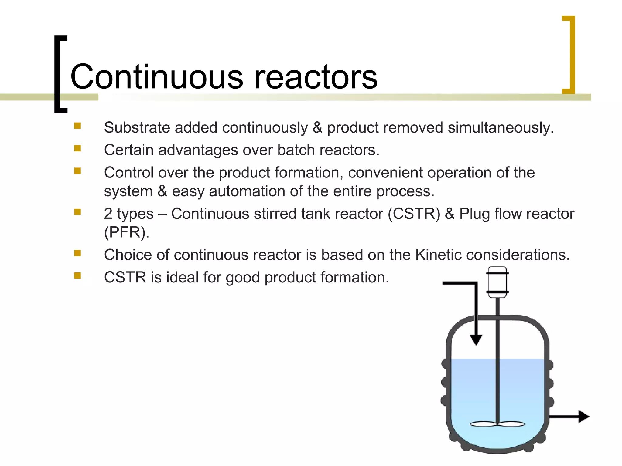 immobilized Enzyme reactors- batch and continuous types. | PPT