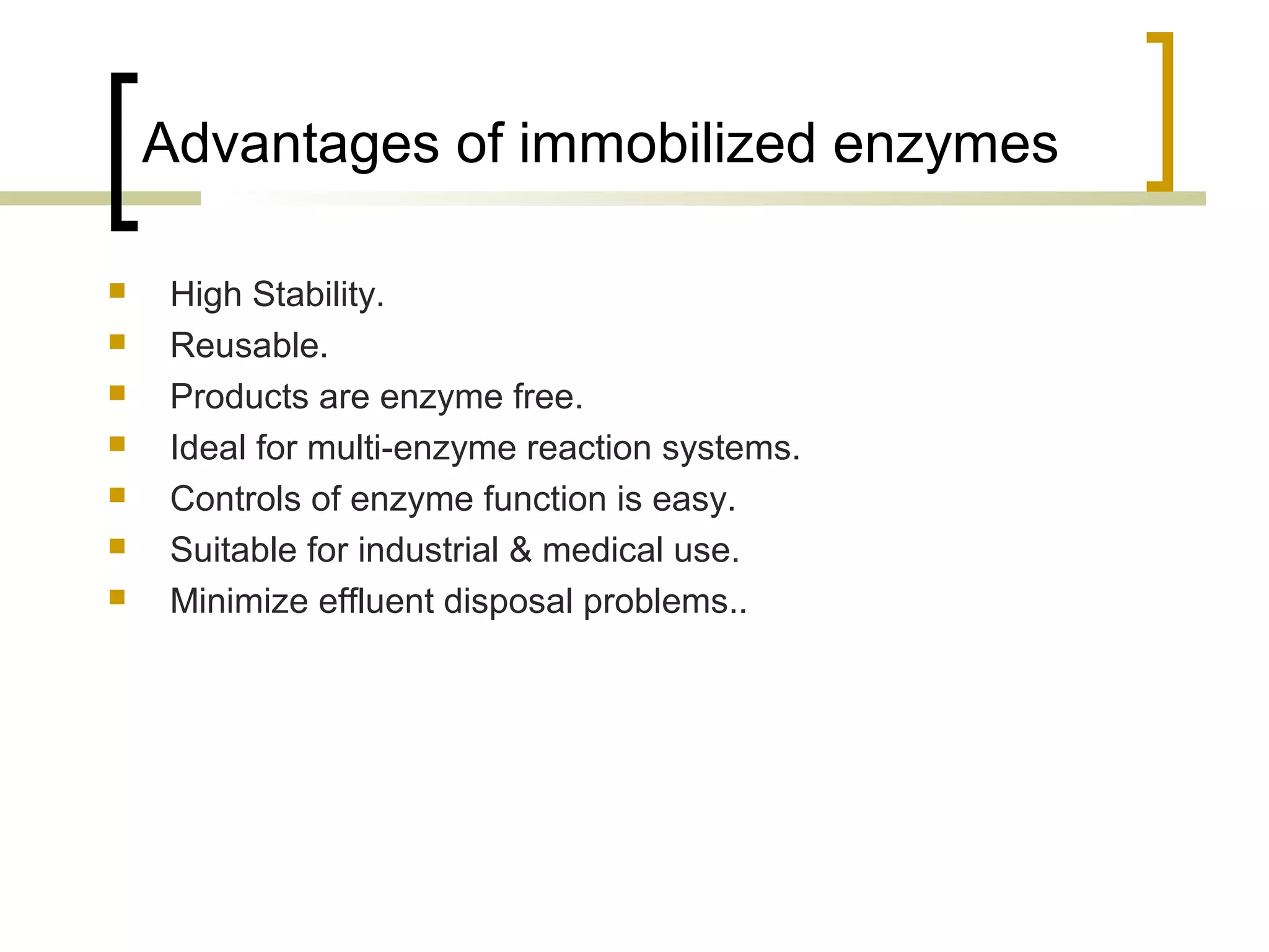 immobilized Enzyme reactors- batch and continuous types. | PPT