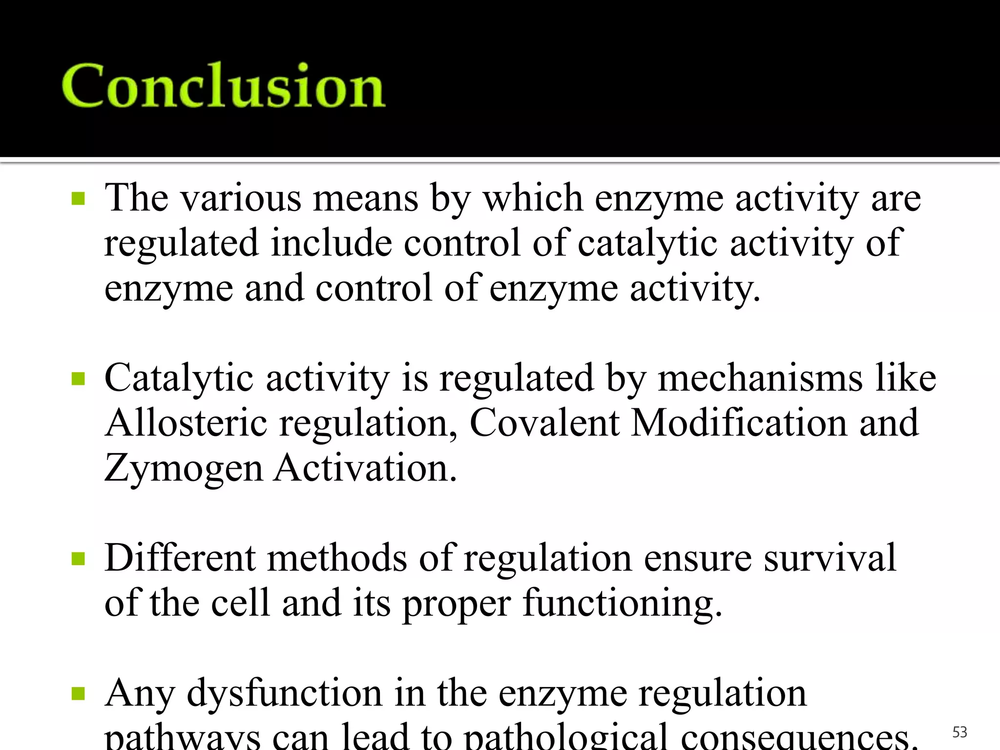 Enzyme regulation | PPTX