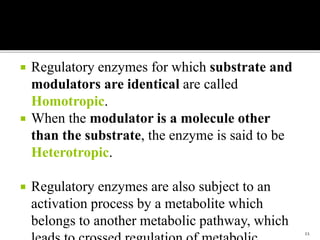 Enzyme regulation | PPTX