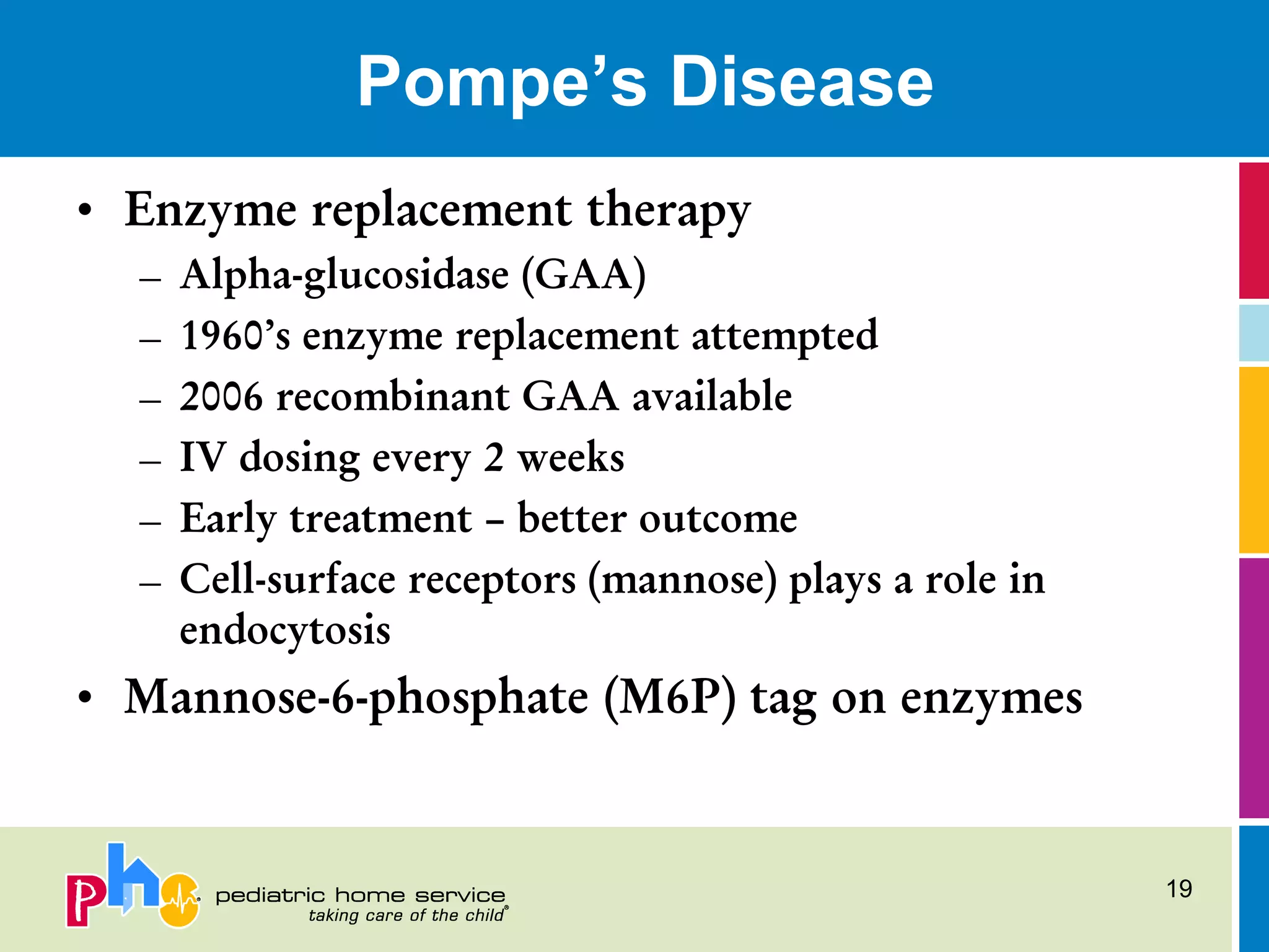 Enzyme Replacement Therapy for Lysosomal Storage Diseases | PDF