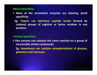 Enzymes | classification| Factors affecting enzyme activity | PDF