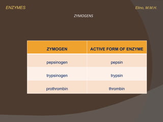 Introduction to Enzymes | PPT