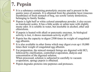 Enzymes of Natural Origin | PPT