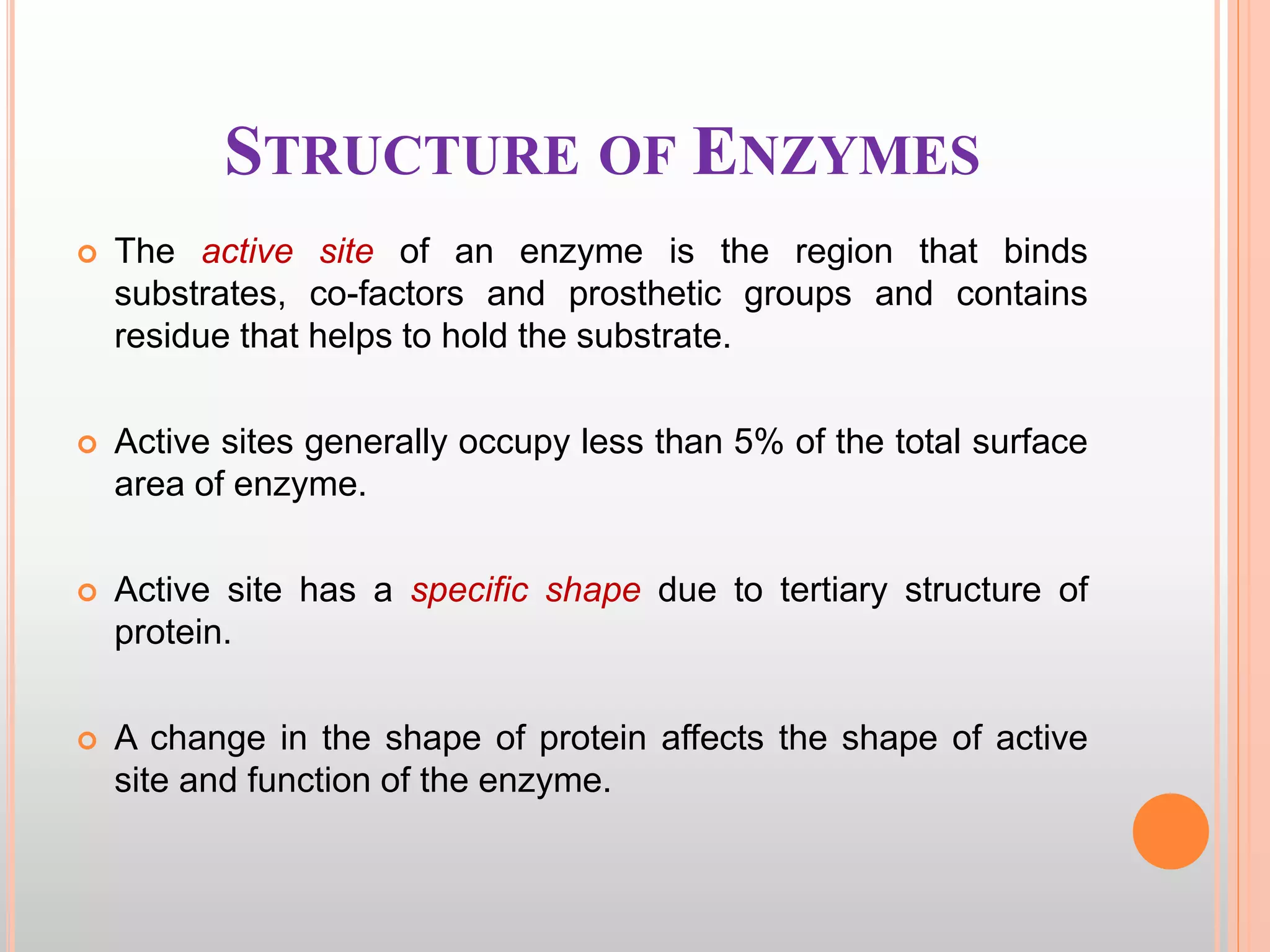 Enzymes Biochemistry | PPTX