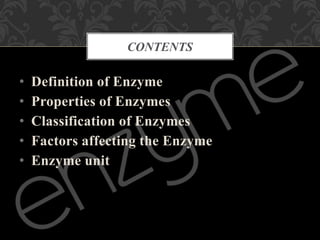 Enzymes | PPTX