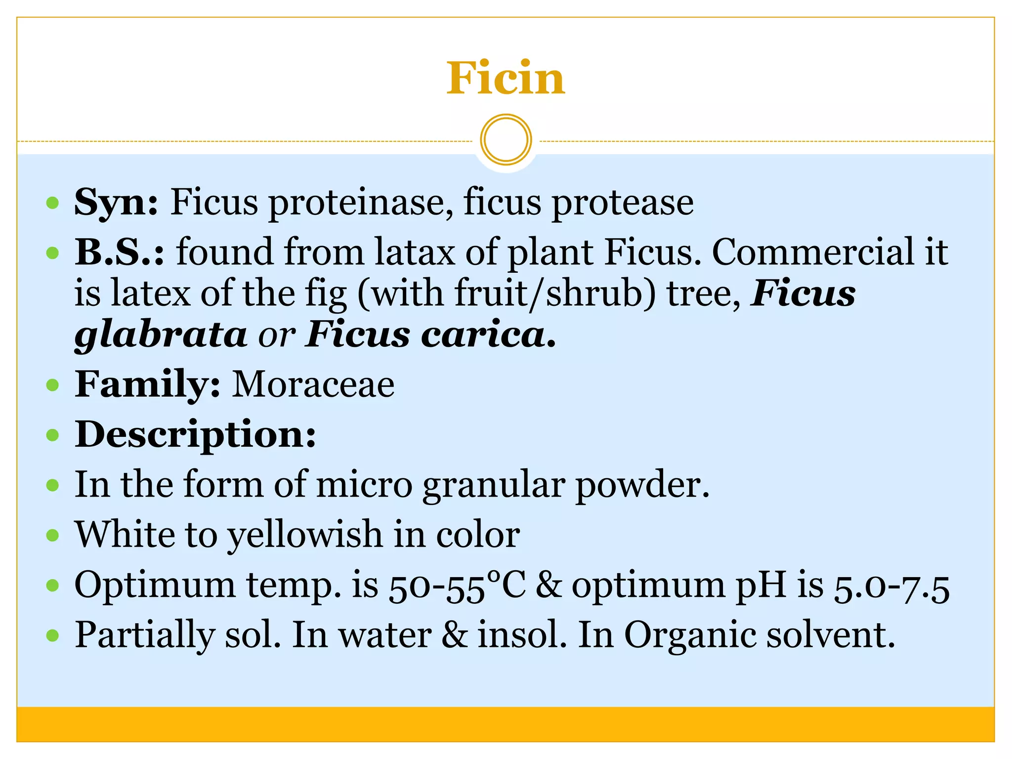 Enzymes in pharmacognosy | PPTX