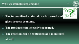 IMMOBILIZATION OF ENZYMES | PPT