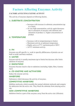 Enzymes | PDF