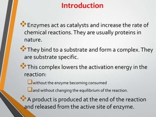 Enzymes-1 Biochemistry | PPT