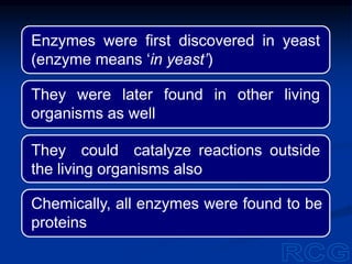 Enzymes - The biological catalysts | PPTX