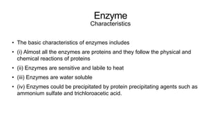 Enzymes.pptx | Chemistry | Science