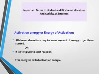 ENZYMES, TYPE OF ENZYME, ENZYME SPECIFICITY INTRODUTION | PPT