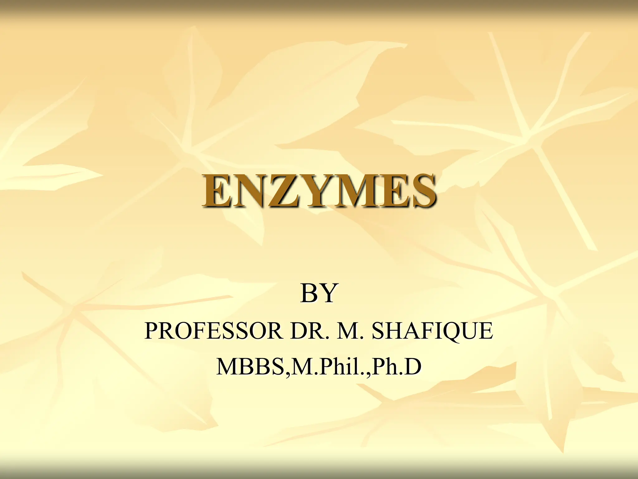 ENZYMES.ppt