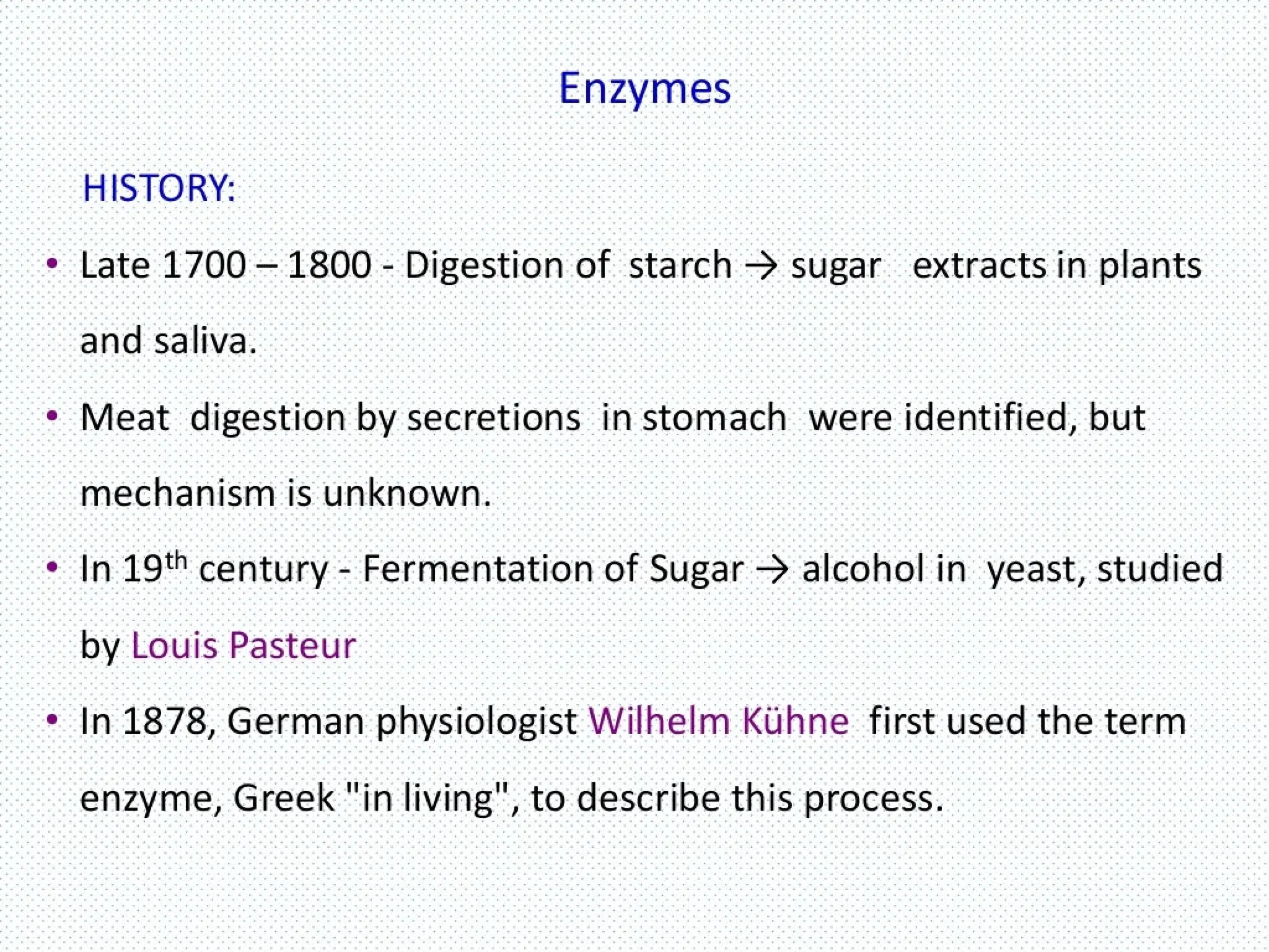 Enzymes for Biochemical Engineering students. this chapter is about ...