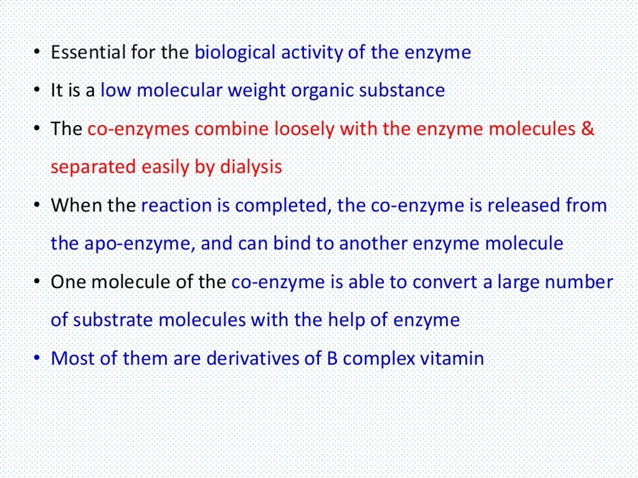 Enzymes for Biochemical Engineering students. this chapter is about ...