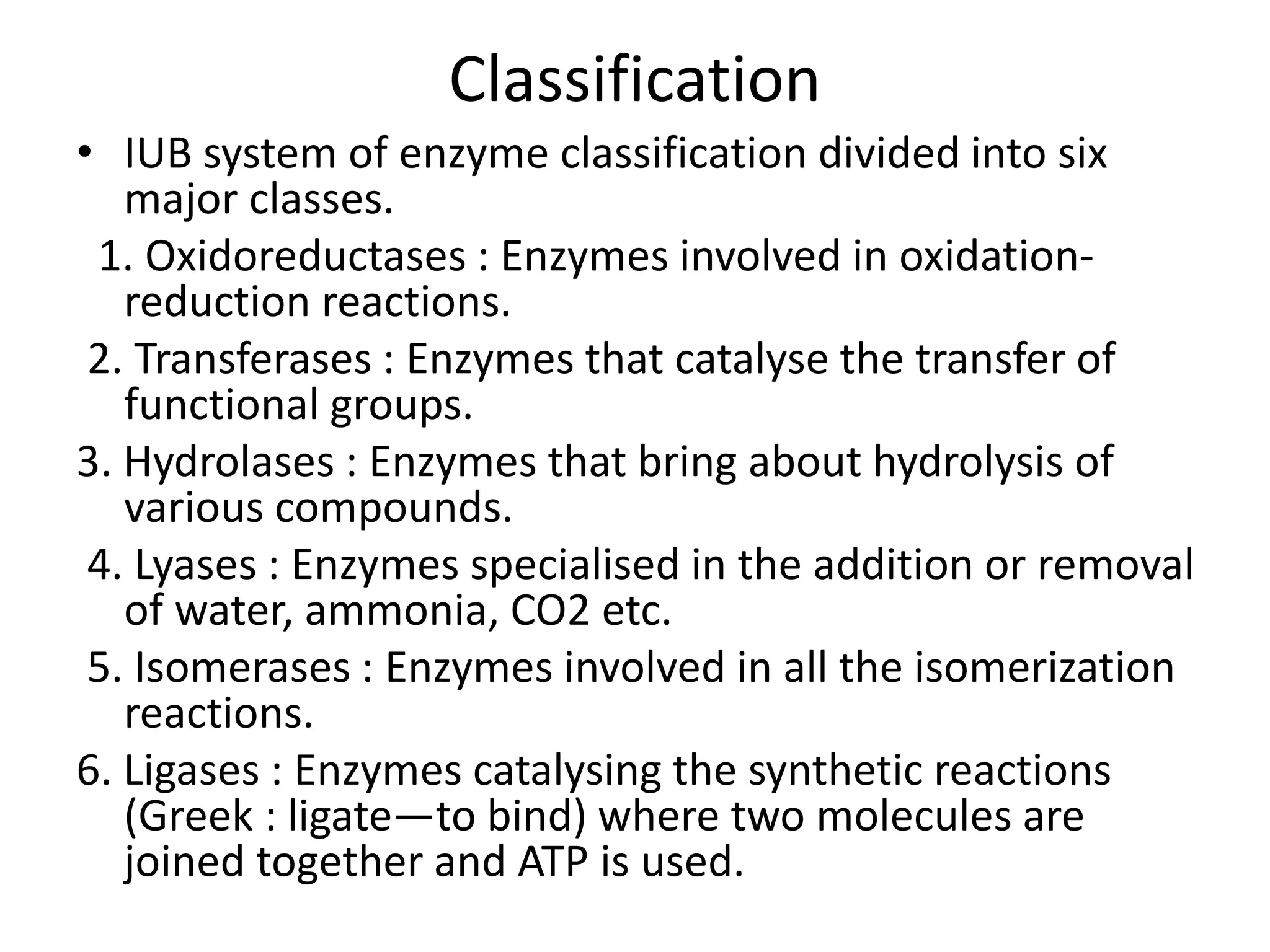 Enzymes definition and classification introduction .pptx