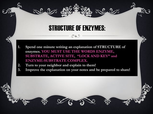 Enzymes and its structure on how it happen.ppt | Free Download