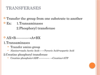 ENZYMES STRUCTURE,TYPES,REGULATION AND INHIBITION | PPTX