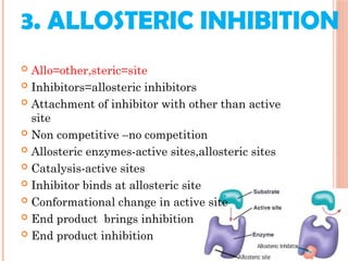 ENZYMES STRUCTURE,TYPES,REGULATION AND INHIBITION | PPT