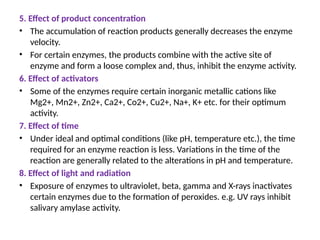 ntroduction, properties, nomenclature and IUB classification of enzymes ...