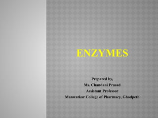 ENZYMES- Identification Test, Uses, Drugs of Enzymes | PPTX