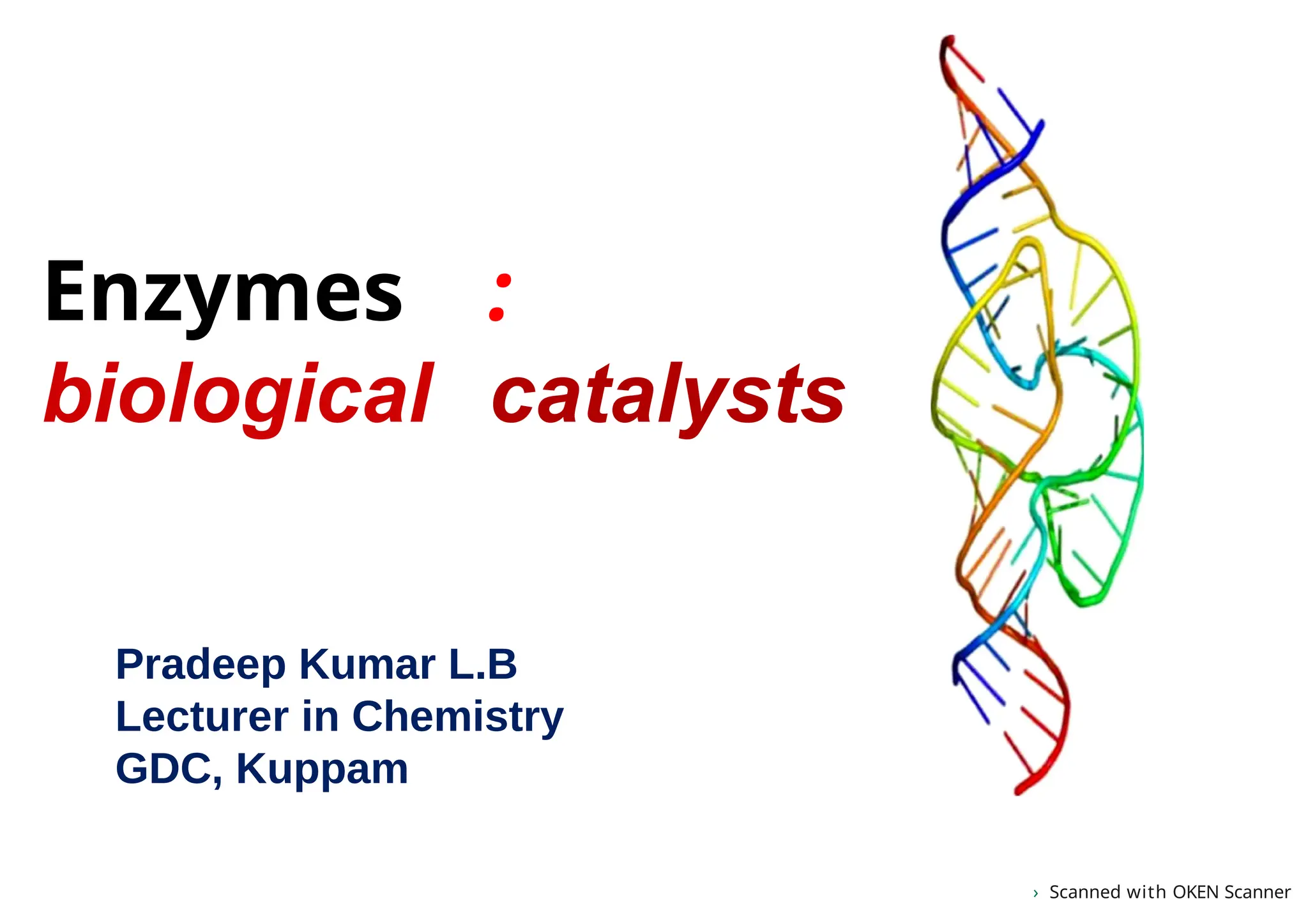 enzymes.pptx these slides give information about enzymes | PPTX
