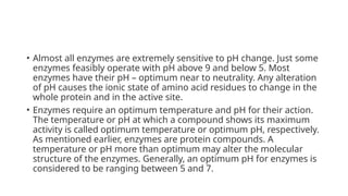 Enzymes - The Proteins with different capabilities | PPTX