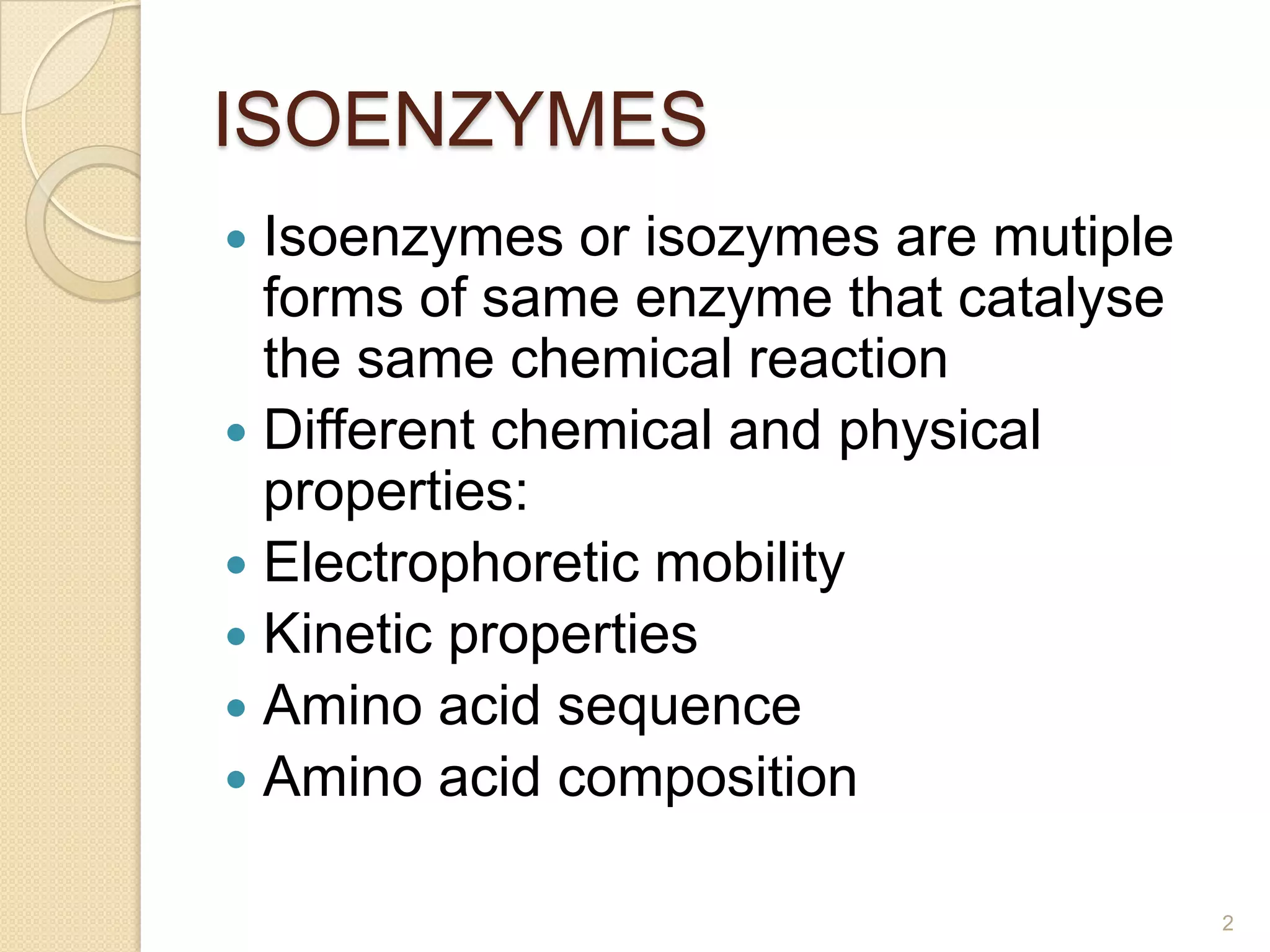 isoenzymes | PPTX