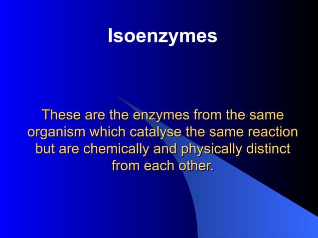 Enzymes. classification. isoenzymes | PPT | Chemistry | Science