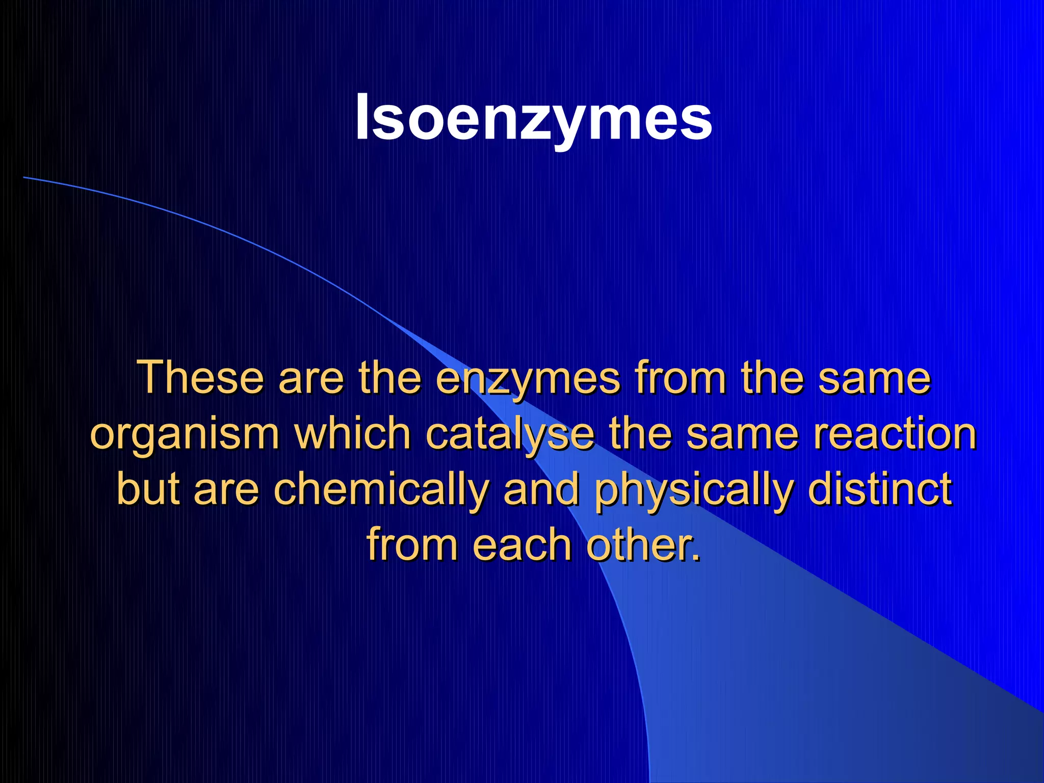 Enzymes. classification. isoenzymes | PPT