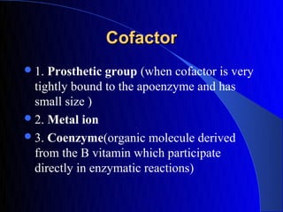 Enzymes. classification. isoenzymes | PPT
