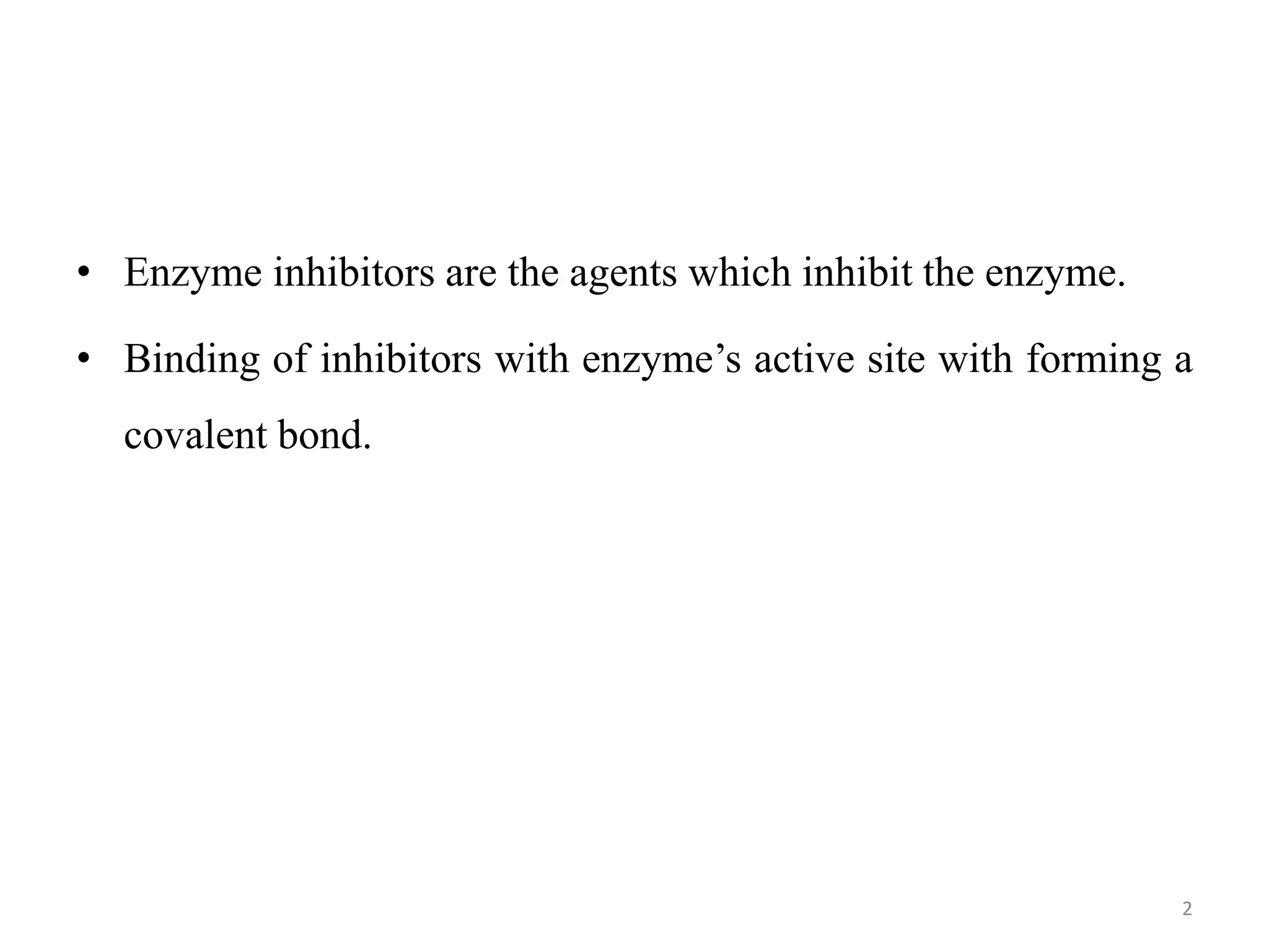 ENZYME INHIBITION | PPTX