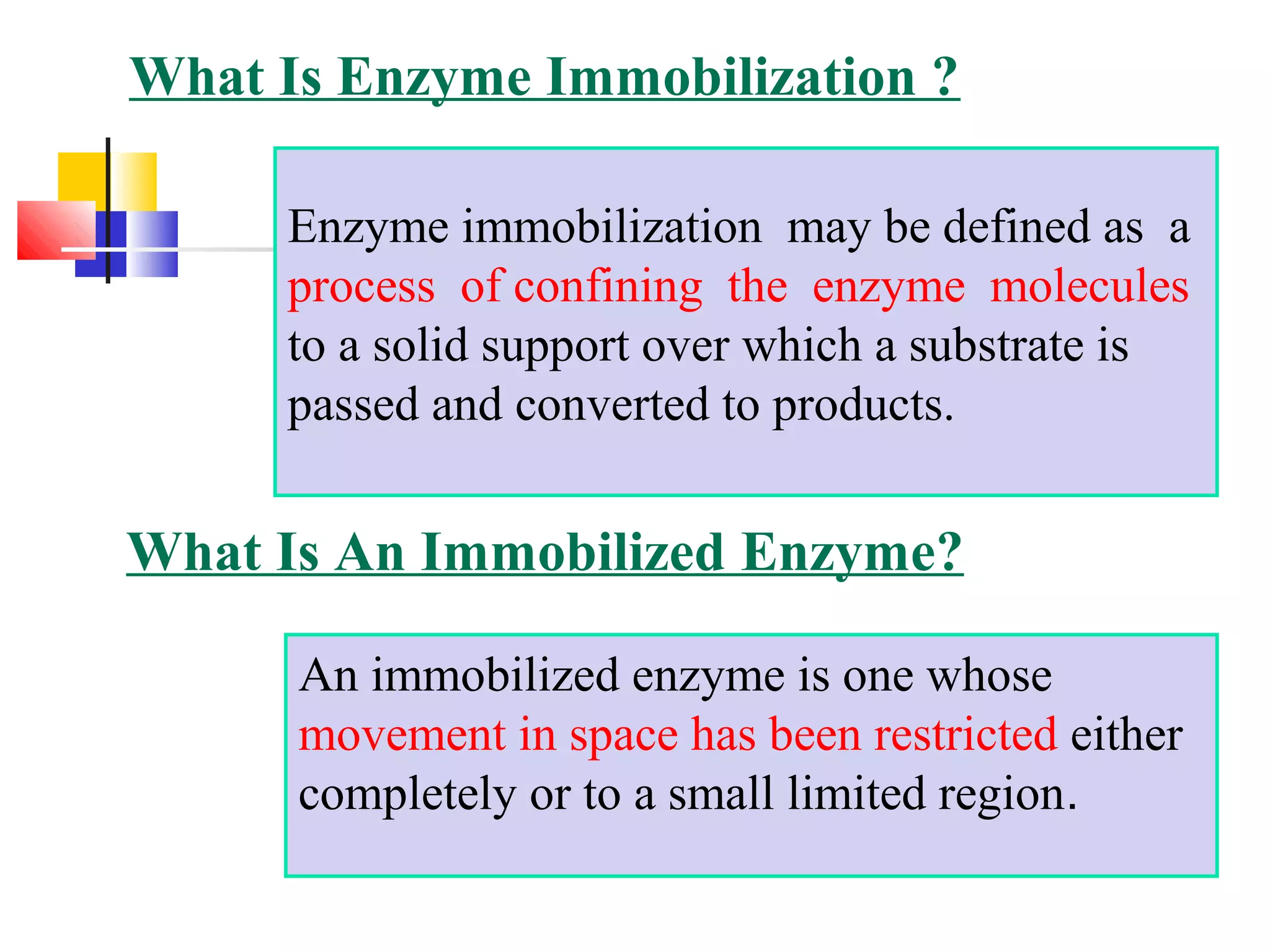 enzyme immobilization | PPT