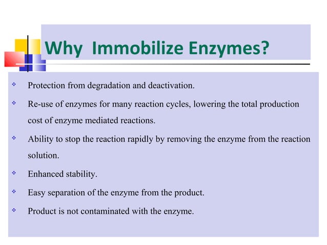 enzyme immobilization | PPT